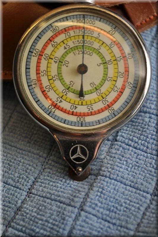 Alter Kartenmesser, Kurvenmesser, Landkartenmesser www.eichwaelder.de