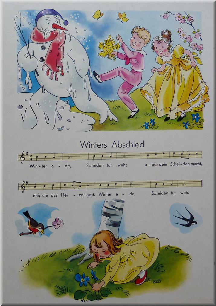 Ri-ra-rutsch - Kinderlieder-Bilderbuch 1964 - www.eichwaelder.de