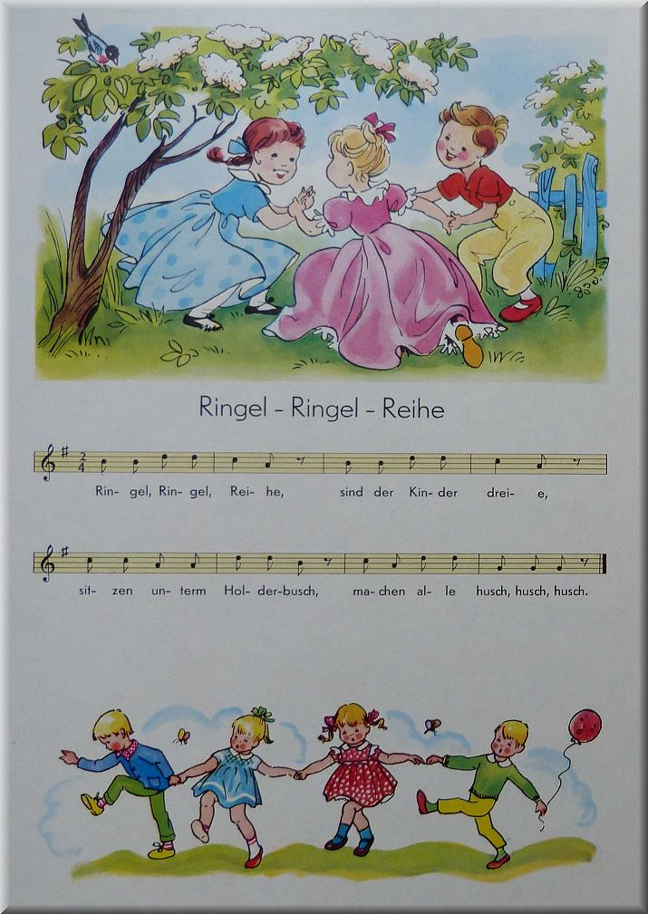 Ri-ra-rutsch - Kinderlieder-Bilderbuch 1964 - www.eichwaelder.de